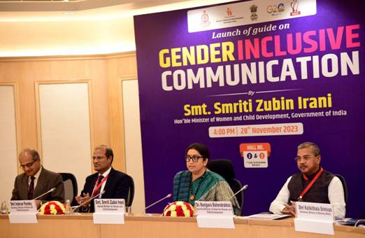 Smriti Zubin Irani Launches Guide On Gender-Inclusive Communication ...